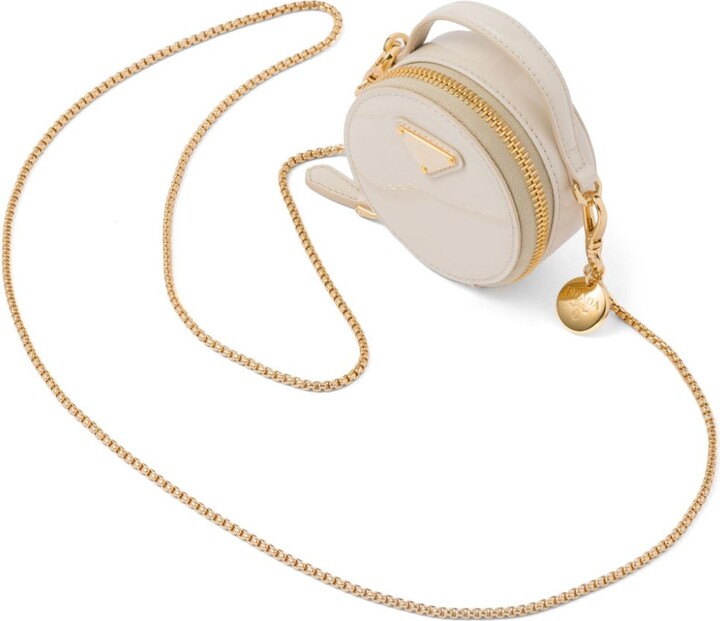 Prada Mini Round Pouch - ShopStyle Satchels & Top Handle Bags
