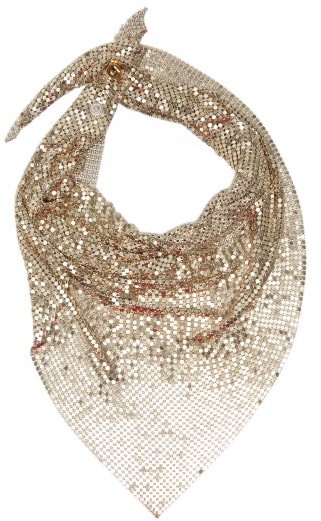 Paco Rabanne Pixel Chainmail Scarf - Gold - ShopStyle Scarves & Wraps