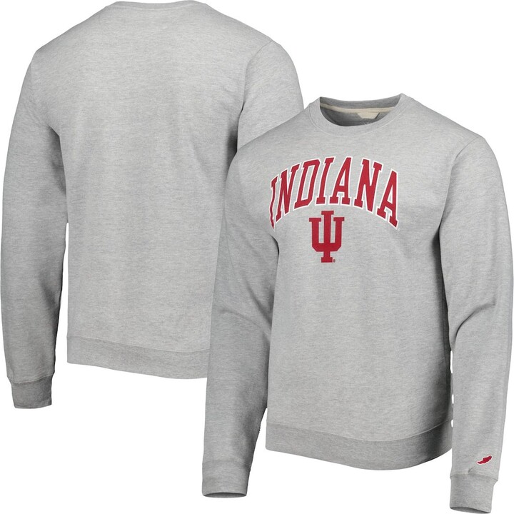 Men's League Collegiate Wear Gray Indiana Hoosiers 1965 Arch Essential ...