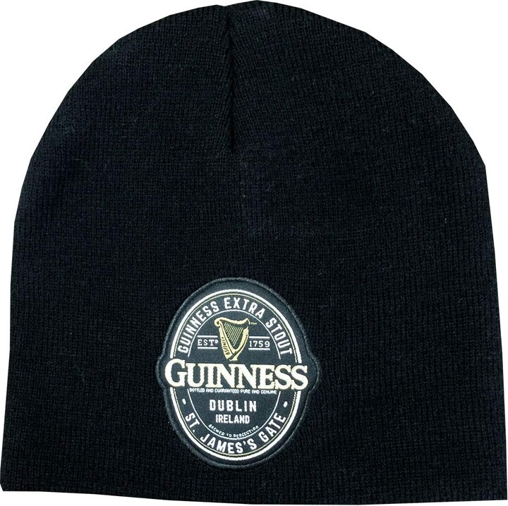 Guinness Black Label Badge Beanie - ShopStyle Hats