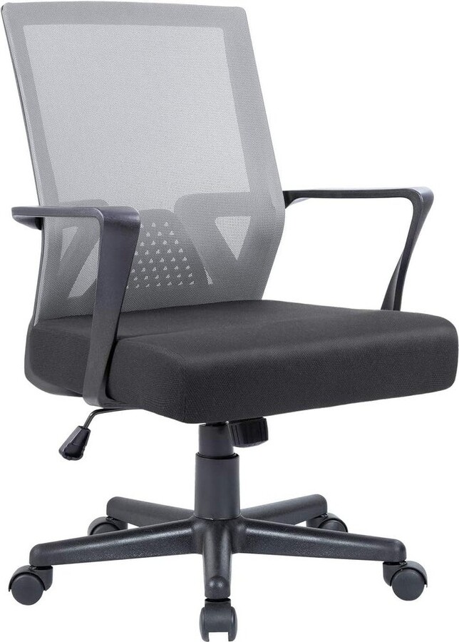 Global Pronex Office Chair Ergonomic Mid-Back Mesh Chair SwivelChair ...