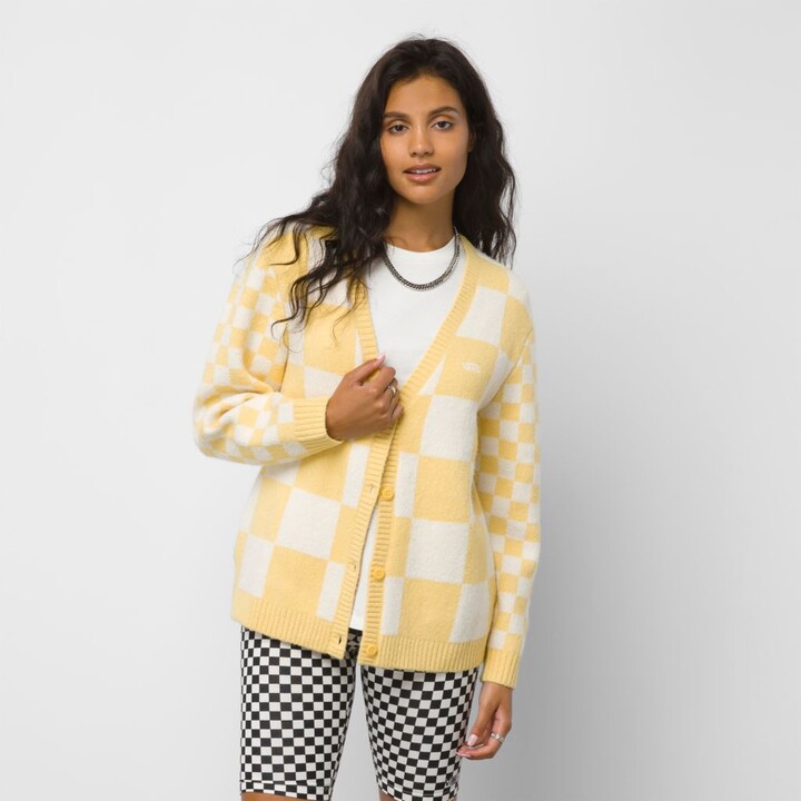 Vans Oversized Check Cardigan - ShopStyle