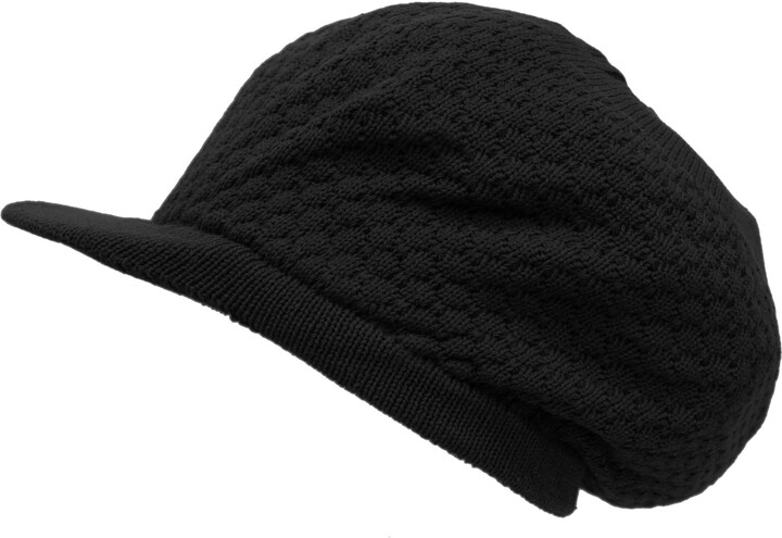 Shoe String King Men's Rasta Dread Knit Tam Hat - Dreadlocks Cap One ...