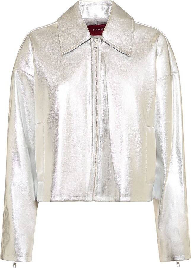 STAUD Lennox faux leather jacket - ShopStyle