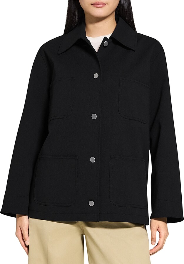 Theory Oversized Utility Jacket - ShopStyle