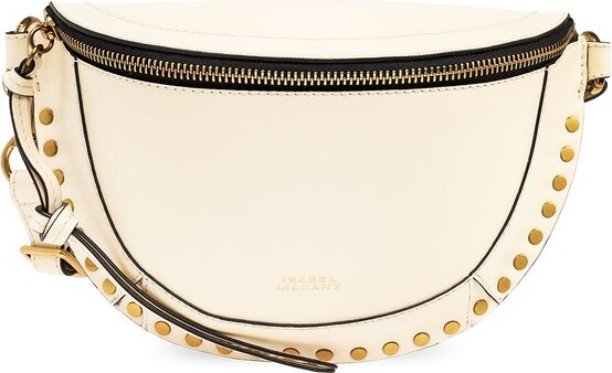 Isabel Marant Skano Studded Logo Stamp Shoulder Bag - ShopStyle