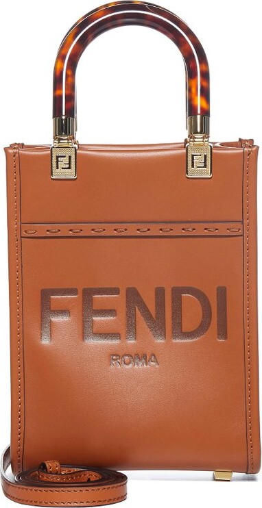 Fendi Sunshine Mini Shopper Tote Bag - ShopStyle