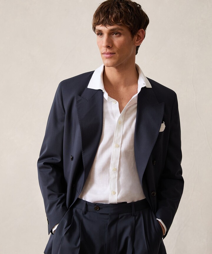 Todd Snyder Italian Tropical Wool Wythe Jacket in Navy - ShopStyle ...