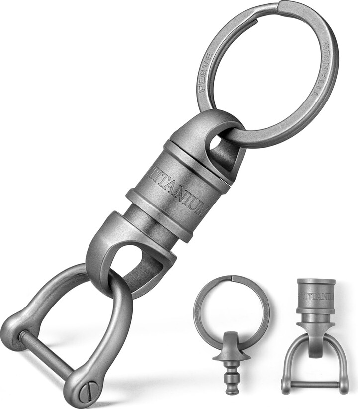 TISUR Titanium Quick Release Swivel Keychain - ShopStyle