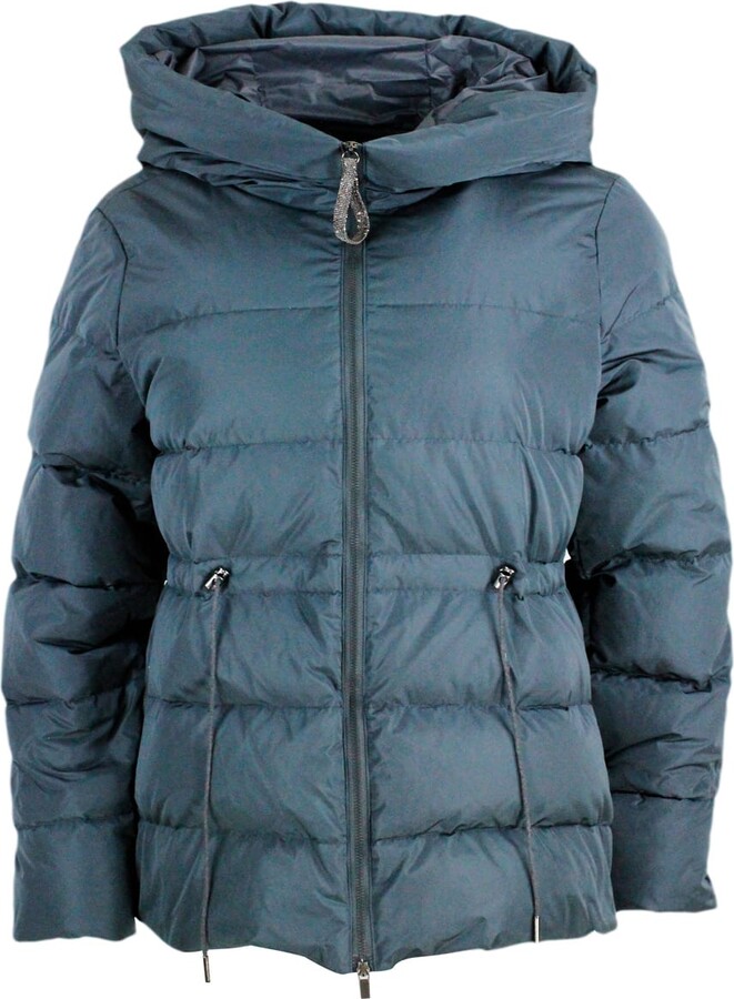 Fabiana Filippi Down Jacket Padded With Real Goose Down Made Of Soft ...