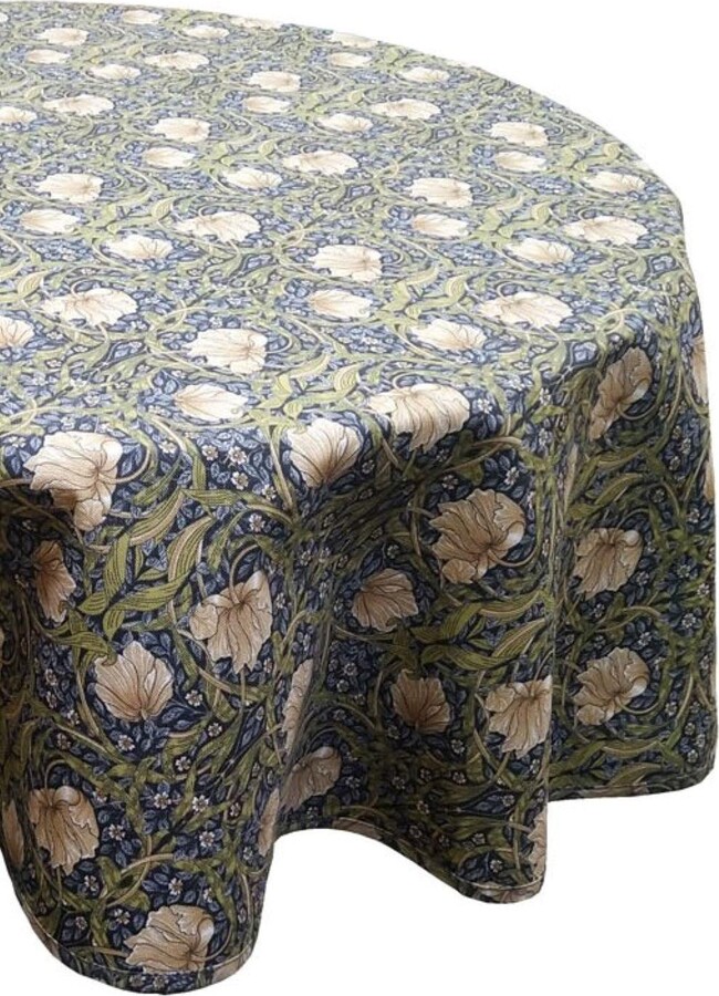 Le Chateau Textiles William Morris Pimpernel Fabric Circle Tablecloth - ShopStyle