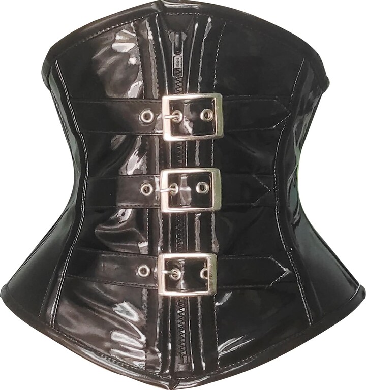 STYLOOHUB HIGH STYLE EXCEPTIONAL SERVICE Women's Basque Steampunk PVC ...