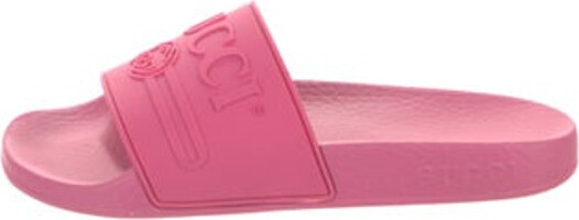 Gucci Rubber Slides - ShopStyle