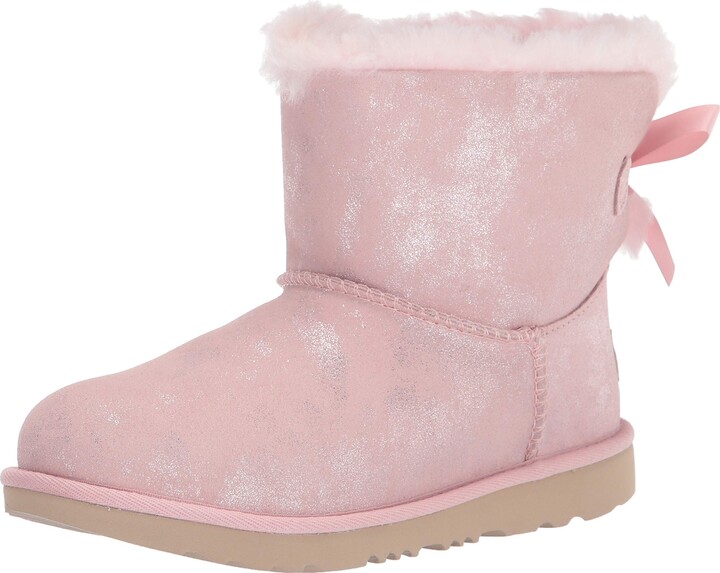 UGG T Mini Bailey Bow Ii Shimmer Boot - ShopStyle Girls' Shoes