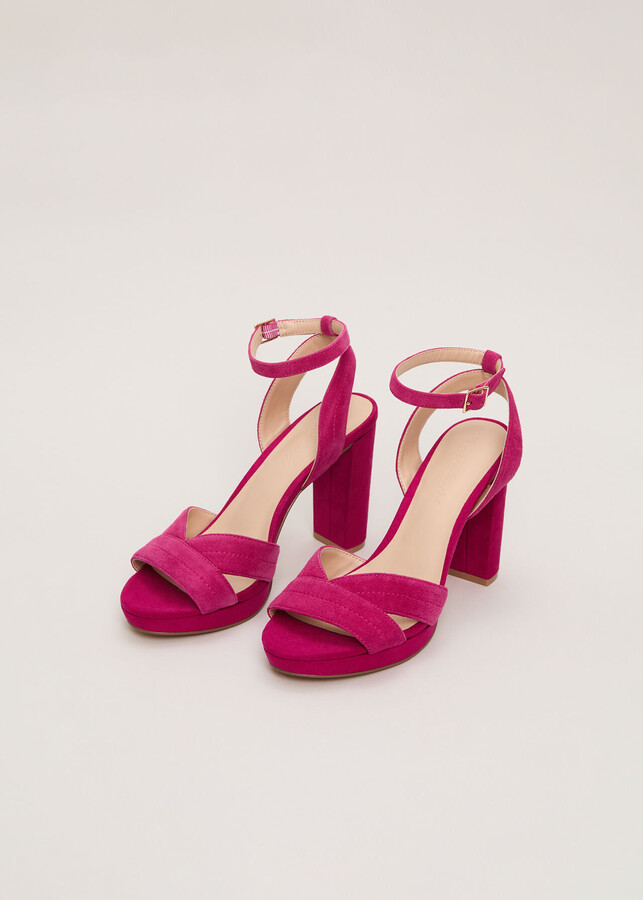 Pink Platform Sandal - ShopStyle Evening Shoes