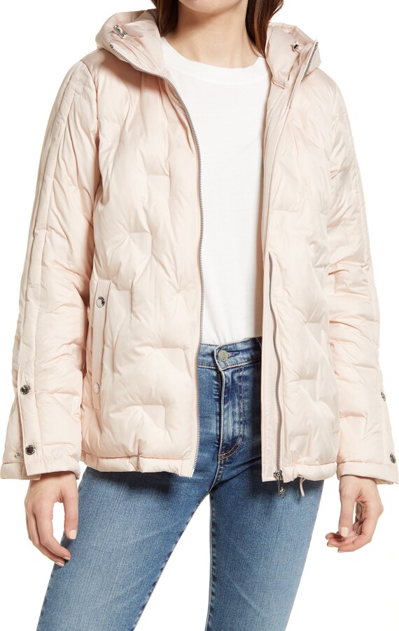 Sam Edelman Hooded Quilted Jacket - ShopStyle
