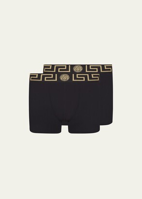 Versace Greca Border boxer briefs - ShopStyle