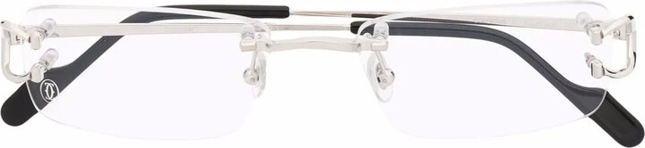 Cartier Rimless Square-Frame Glasses - ShopStyle Eyeglasses
