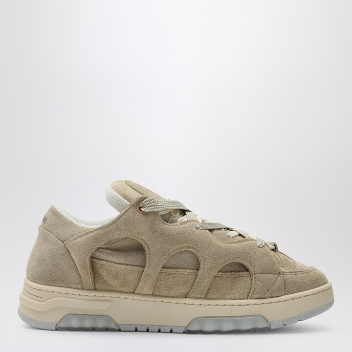 Santha Model 1 sand-coloured suede sneaker - ShopStyle Trainers ...