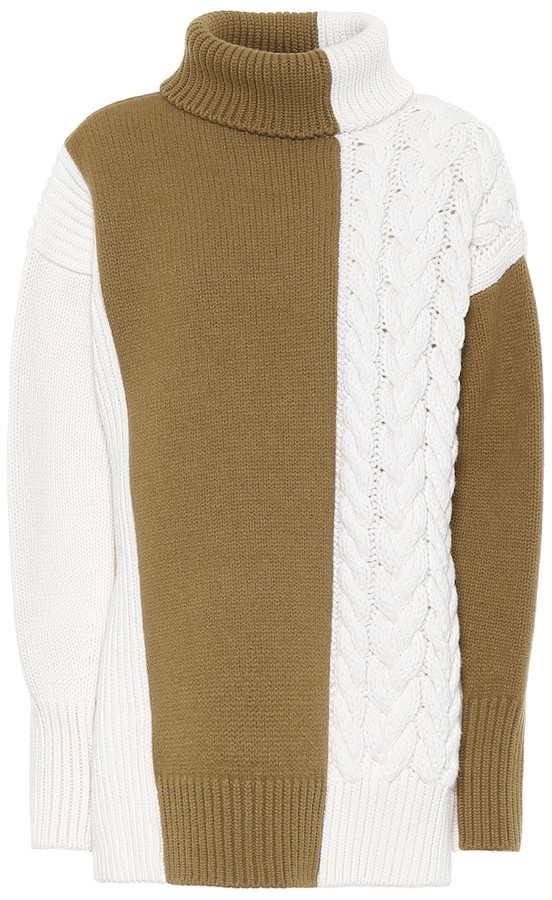 Joseph Cable-knit wool turtleneck sweater - ShopStyle