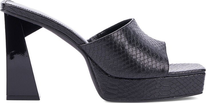 Fashion to Figure Teresa Block Heel Platform Mules - ShopStyle