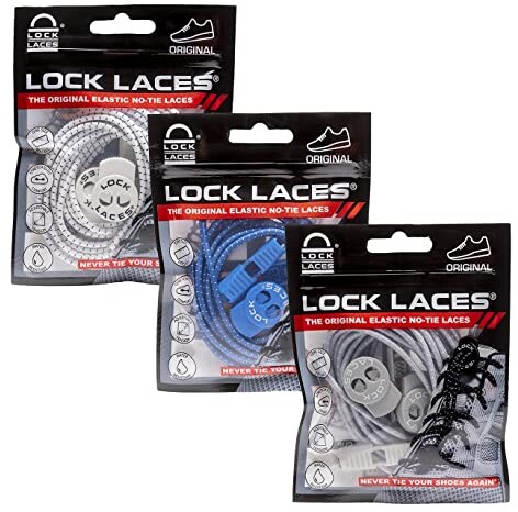 LOCK LACES Lock Laces(r) Original No-Tie Shoelaces 3-Pack - ShopStyle ...