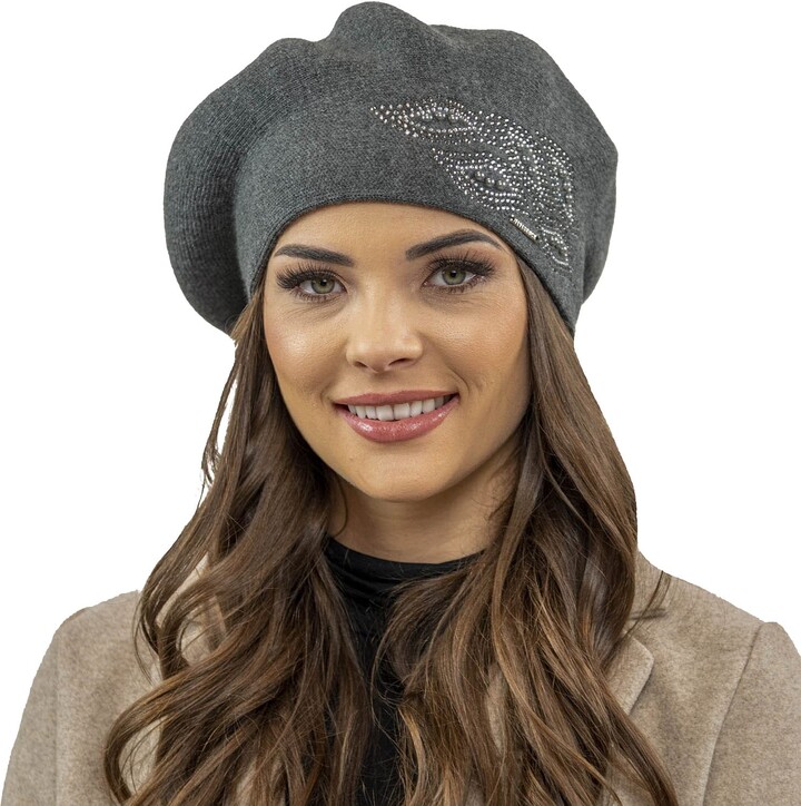 Vivisence Classic Elegant Ladies Winter Beret 7051 - ShopStyle Hats