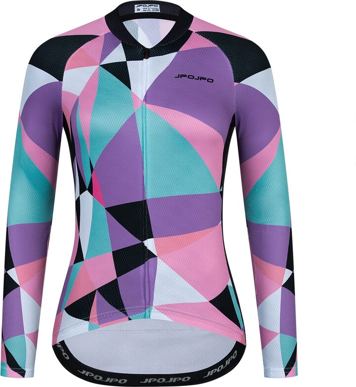 weimostar Cycling Jersey Long Sleeve Women Bike Top Cycle Shirt Road ...