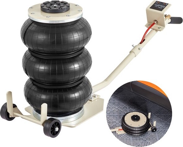 VEVOR Triple Bag Air Jack 3 Ton/6600 lbs Pneumatic Jack for Car SUV ...