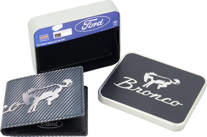 Concept One FORD BRONCO LOGO Bifold Wallet, Slim Wallet with Decorative ...