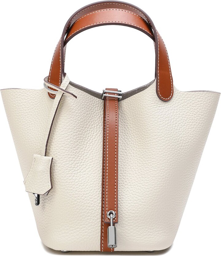 Tiffany & Fred Full-Grain Leather Top Handle Bag - ShopStyle
