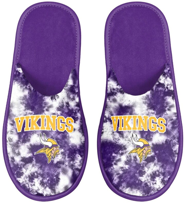 Women's Foco Minnesota Vikings Iconic Logo Scuff Slippers - ShopStyle