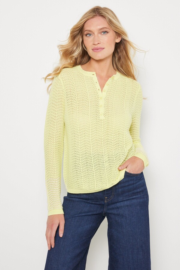 LISA TODD Self Love Henley - ShopStyle Tops