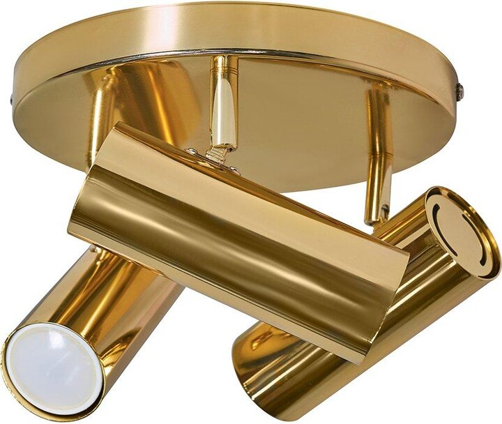 ValueLights Gamma 3 Way Gold Ceiling Bar Spotlight - ShopStyle