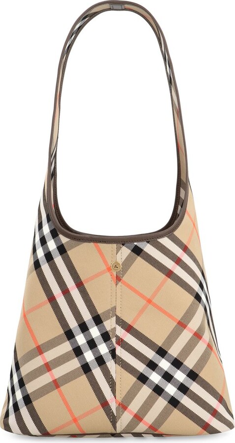 Burberry Small Check Shoulder Bag - ShopStyle