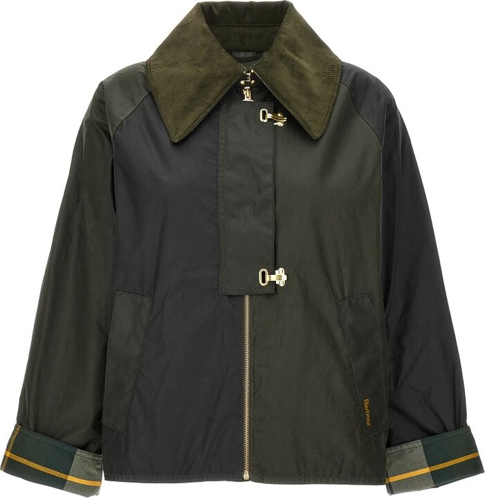 Barbour Collared Zip-Up Jacket - ShopStyle