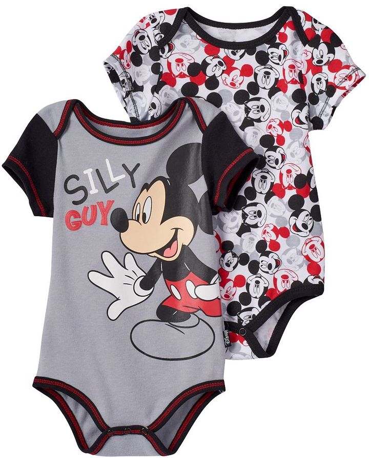 Disney Disney's Mickey Mouse Baby Boy 2-pk. Bodysuits - ShopStyle