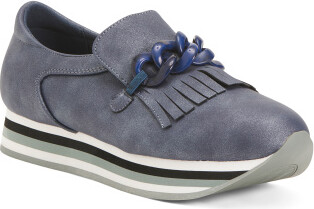 TJMAXX Platform Flats With Chain Detail For Women - ShopStyle