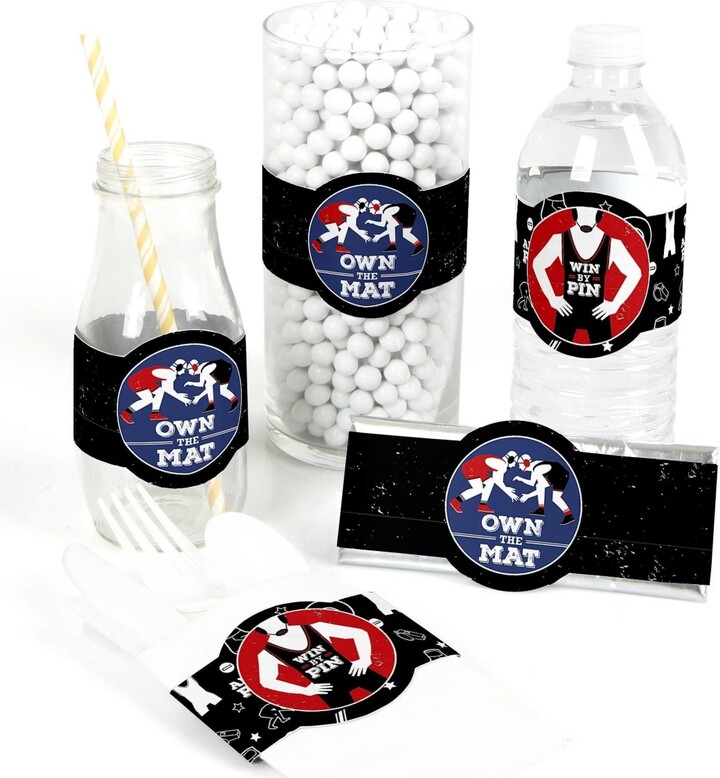 Big Dot Of Happiness Own the Mat - Wrestling - Wrestler Party Diy ...