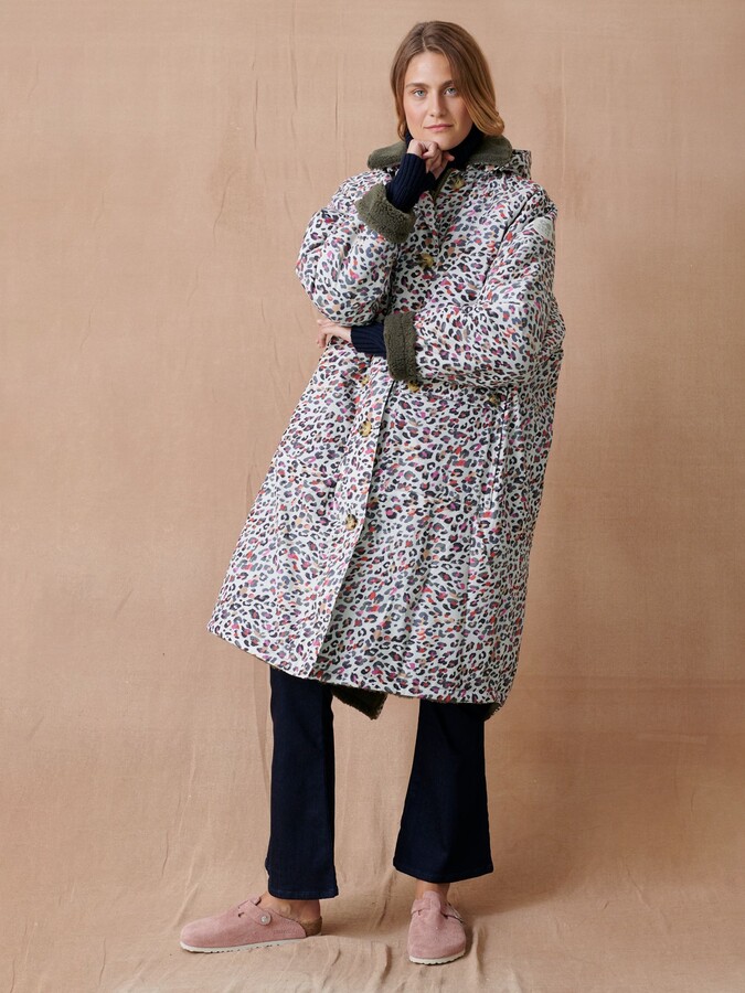 Cape Cove Snug Animal Print Changing Coat - ShopStyle