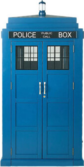 Trent Austin Design Valadez Police Telephone Booth Bar Cabinet By RAM ...