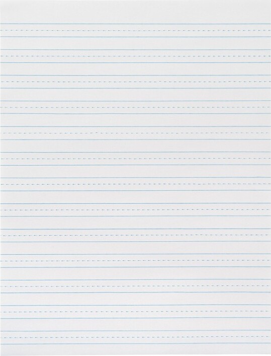 School Smart Skip-A-Line Filler Paper, Un-punched, 8 x 10-1/2 Inches ...
