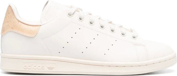 adidas Stan Smith Lux perforated-logo sneakers - ShopStyle