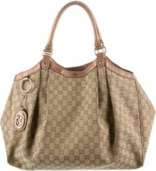 Gucci GG Canvas Large Sukey Tote Bag - ShopStyle