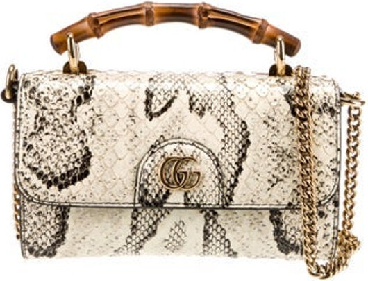 Gucci Python Diana Mini Bag - ShopStyle