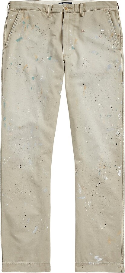 Polo Ralph Lauren Paint-Splatter Salinger Chino Pants - ShopStyle