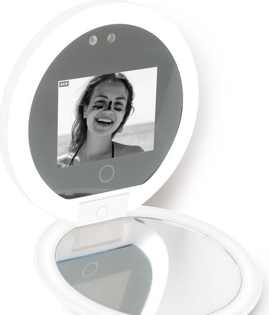 Fenchilin Travel Compact Mirror With UV Camera For Sunscreen Test, 2X ...