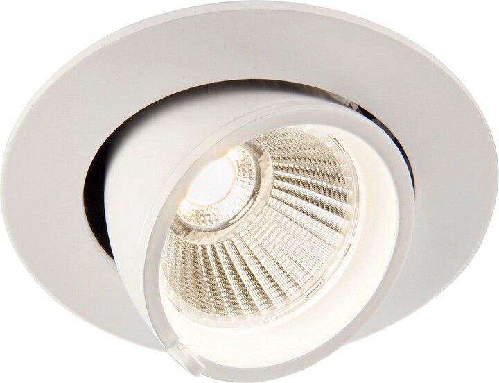 Loops Fully Adjustable Recessed Ceiling Downlight - 9W Cool White LED ...