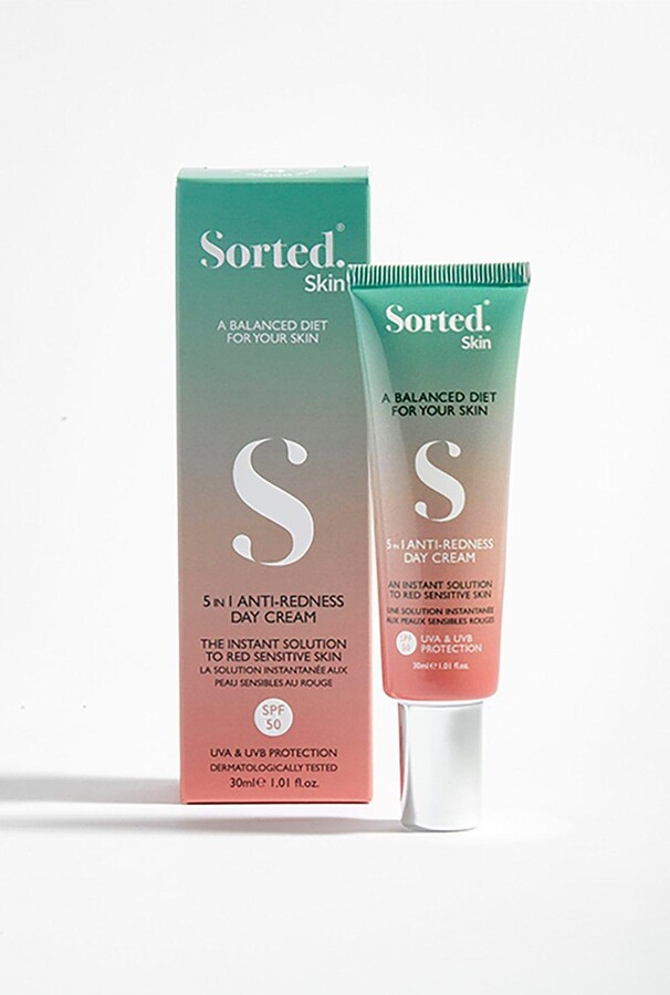 Sorted Skin 5 in 1 Anti-Redness Day Cream SPF50 30ml - ShopStyle
