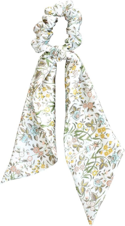 Coco & Wolf - Silk Hair Scrunchie With Tails Made With Liberty Fabric Tapestry - ShopStyle
